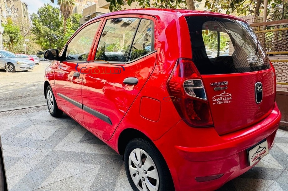 I10 Hyundai 2013 Heliopolis Red 6919661 - Car for sale : Hatla2ee