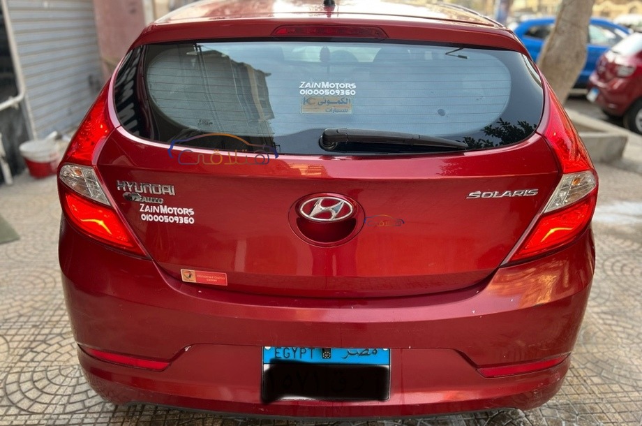 Solaris Hyundai 2017 Cairo Red 6920234 - Car for sale : Hatla2ee