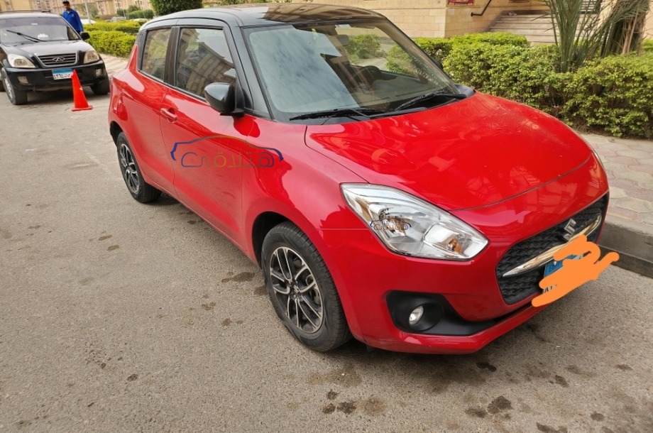 Swift Suzuki 2022 Al Shorouk Red 6921218 - Car for sale : Hatla2ee