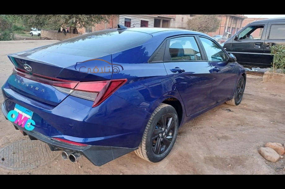 Elantra CN7 Hyundai 2021 6 October Blue 6921559 - Car for sale : Hatla2ee
