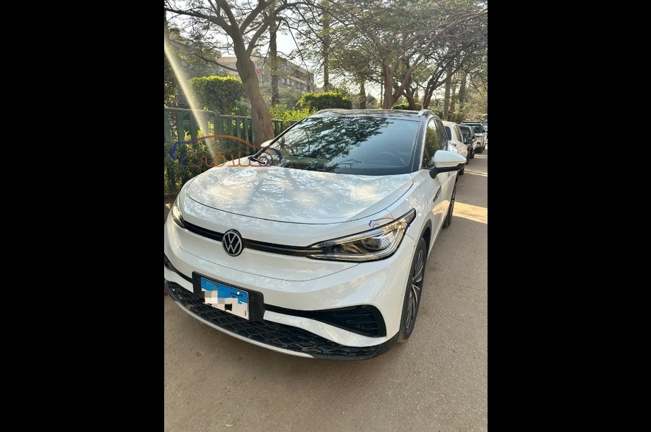 ID 4 Volkswagen 2022 Cairo White 6924658 - Car for sale : Hatla2ee