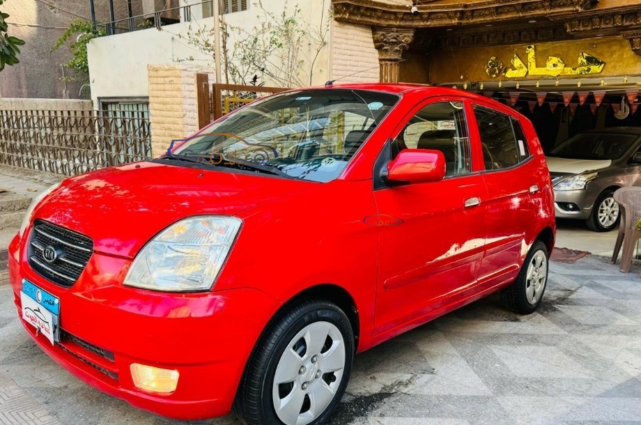 Picanto Kia 2007 Heliopolis Red 6924746 - Car for sale : Hatla2ee