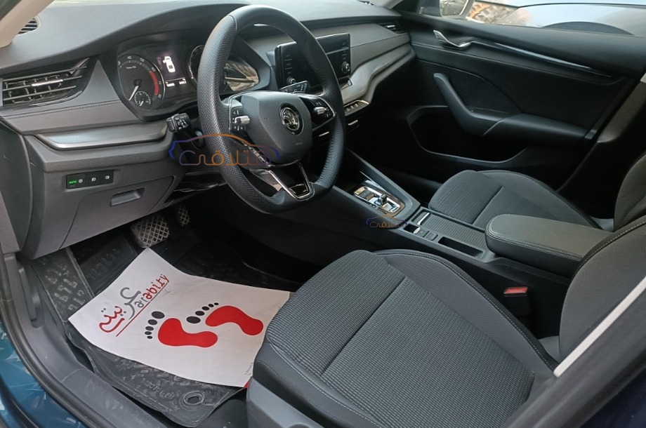 Octavia A8 Skoda 2022 Heliopolis Blue 6925873 - Car for sale : Hatla2ee