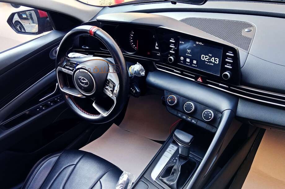 Elantra CN7 Hyundai 2022 Nasr city Red 6926692 - Car for sale : Hatla2ee