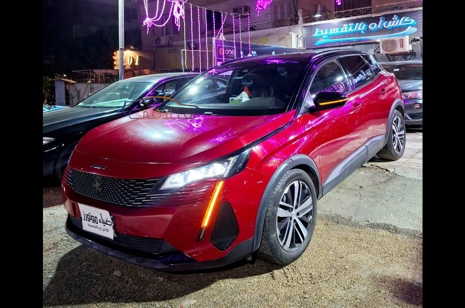 3008 Peugeot 2022 Nasr city Dark red 6933618 - Car for sale : Hatla2ee