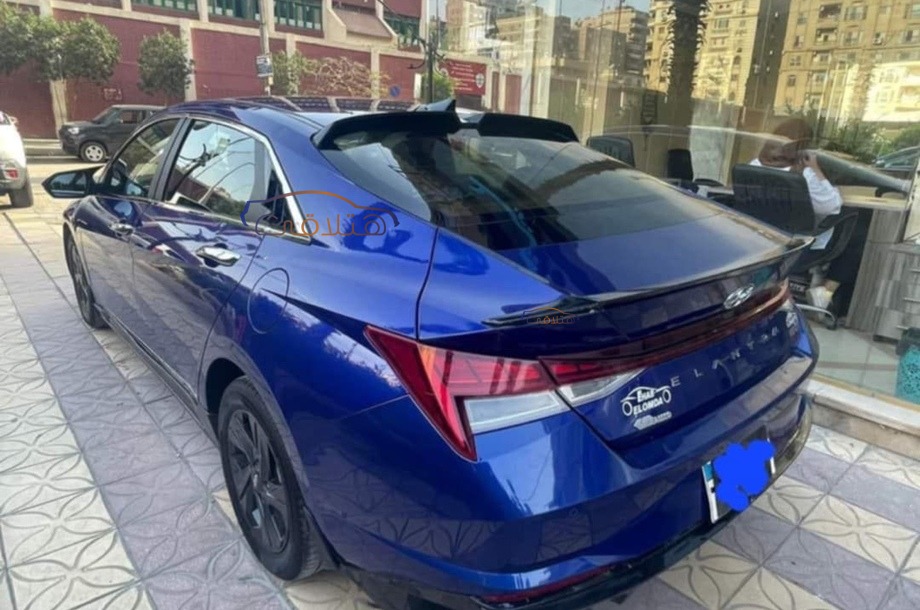Elantra CN7 Hyundai 2021 Ismailia Blue 6934115 - Car for sale : Hatla2ee