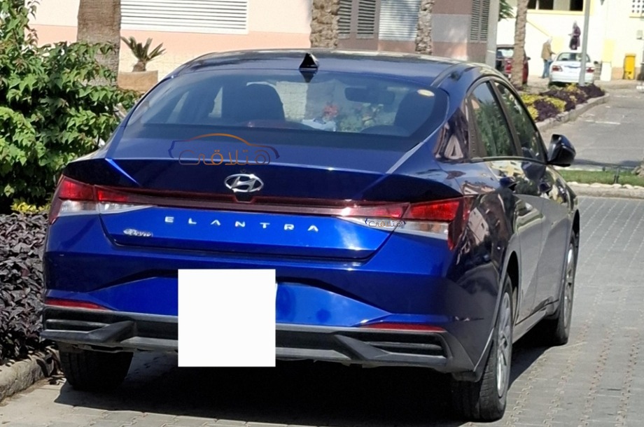 Elantra CN7 Hyundai 2021 6 October Blue 6937697 - Car for sale : Hatla2ee