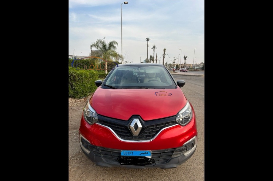 Captur Renault 2018 Sheikh Zayed City Red 6949670 - Car for sale : Hatla2ee