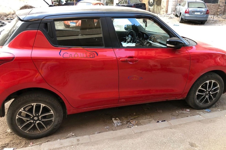 Swift Suzuki 2022 Banha Red 6951299 - Car for sale : Hatla2ee