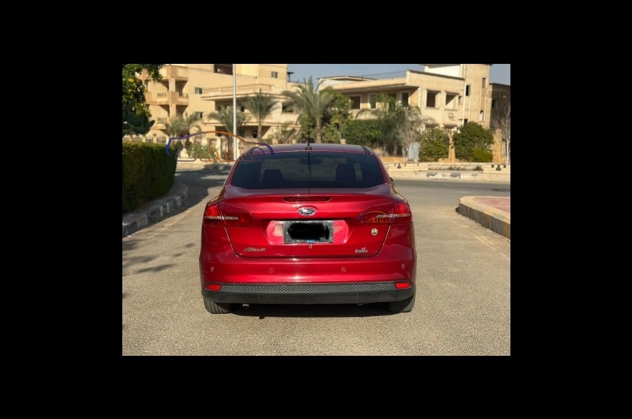 Focus Ford 2018 Nasr city Dark red 6951901 - Car for sale : Hatla2ee