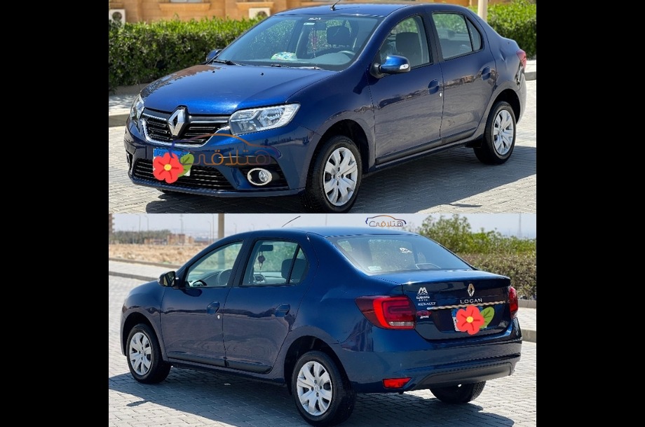 Logan Renault 2019 Helwan Dark blue 6952821 - Car for sale : Hatla2ee