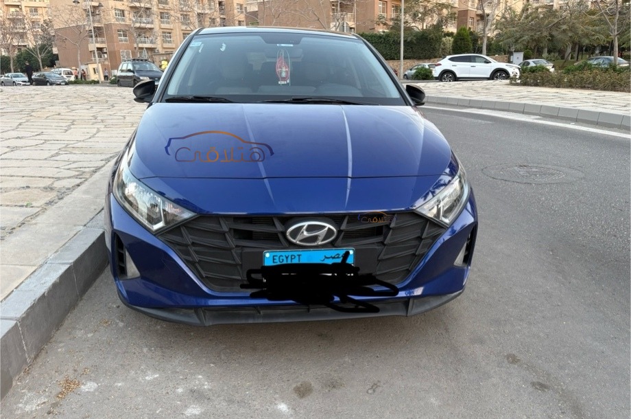 I20 Hyundai 2022 Madinaty Blue 6954802 - Car for sale : Hatla2ee