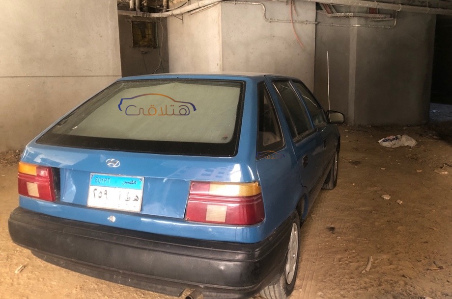 Excel Hyundai 1997 Maadi Blue 6957864 - Car for sale : Hatla2ee