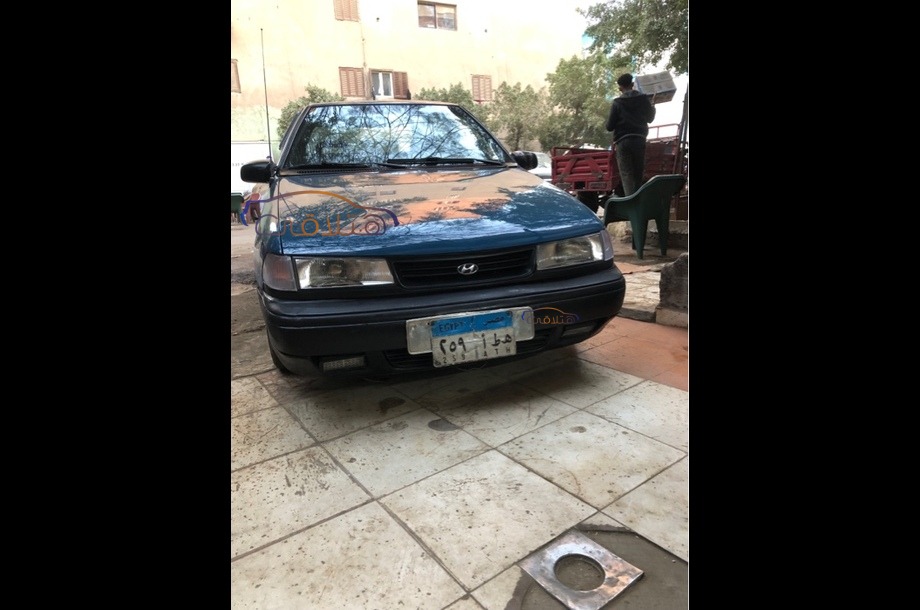 Excel Hyundai 1997 Maadi Blue 6957864 - Car for sale : Hatla2ee