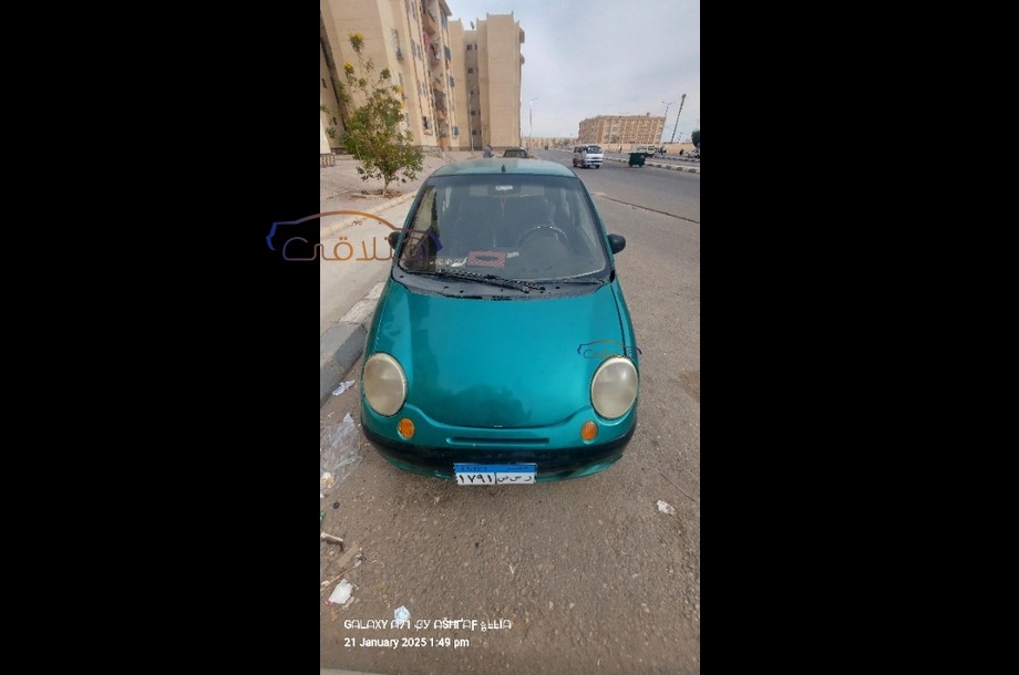 Matiz Daewoo 2002 10th of Ramadan Green 6957994 - Car for sale : Hatla2ee