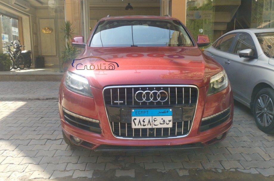 Q7 Audi 2014 Mohandessin Dark red 6959064 - Car for sale : Hatla2ee