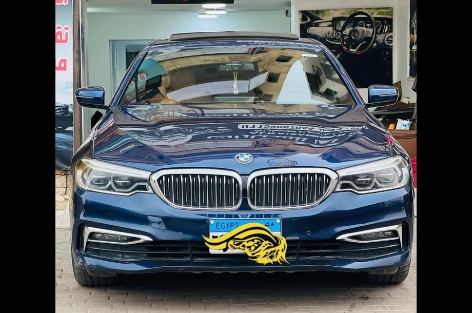 520 BMW 2019 6 October Dark blue 6961828 - Car for sale : Hatla2ee