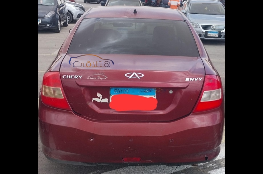 Envy Chery 2017 Shobra Dark red 6963378 - Car for sale : Hatla2ee