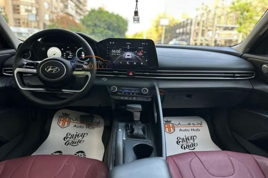 Elantra CN7 Hyundai 2021 Cairo White 6973057 - Car for sale : Hatla2ee