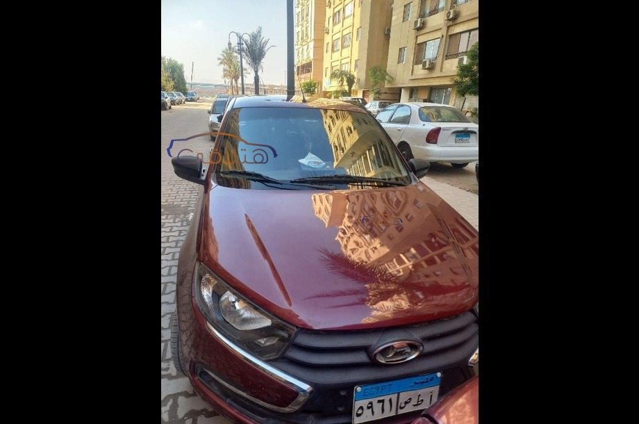 Granta Lada 2022 Giza Dark red 6973312 - Car for sale : Hatla2ee