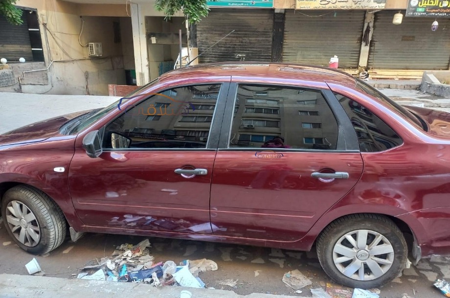 Granta Lada 2022 Giza Dark red 6973630 - Car for sale : Hatla2ee