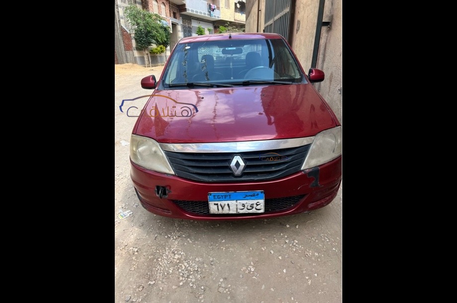 Logan Renault 2010 El Salam City Red 6974130 - Car for sale : Hatla2ee