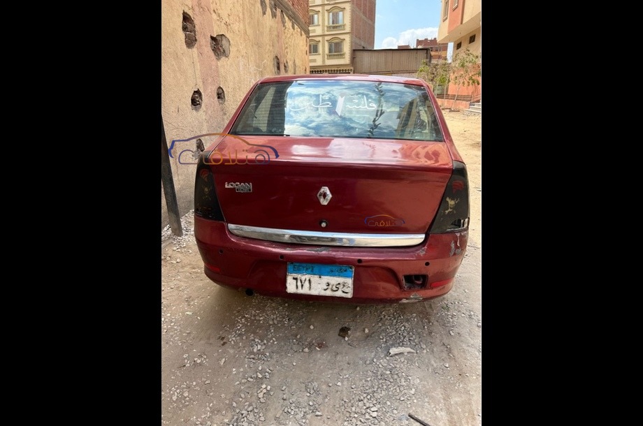 Logan Renault 2010 El Salam City Red 6974130 - Car for sale : Hatla2ee