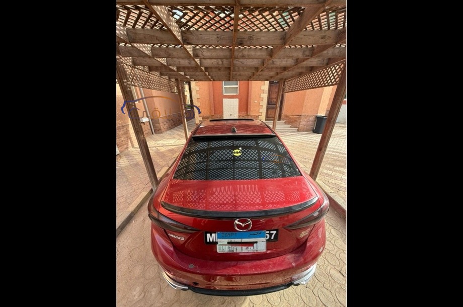 3 Mazda 2017 Sheikh Zayed City Dark red 6979651 - Car for sale : Hatla2ee