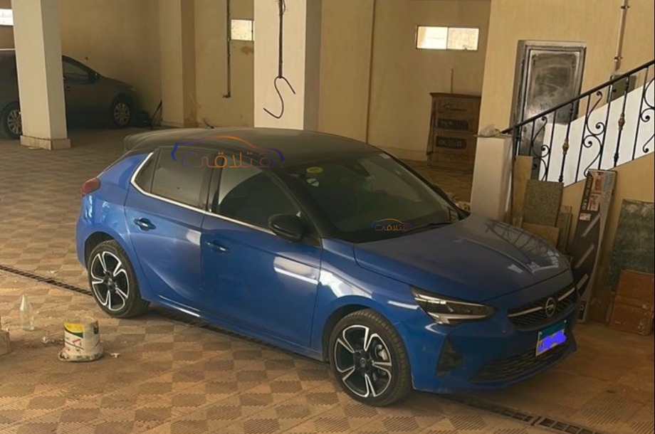 Corsa Opel 2022 Heliopolis Blue 6981166 - Car for sale : Hatla2ee