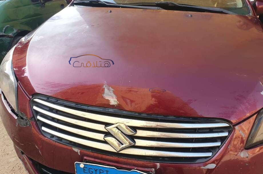 Ciaz Suzuki 2015 6 October Dark red 6984184 - Car for sale : Hatla2ee