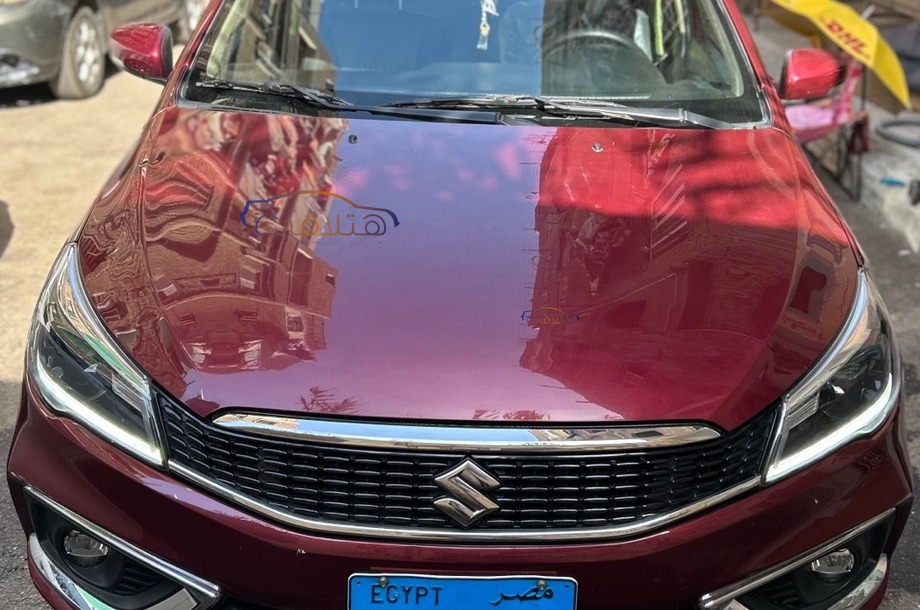 Ciaz Suzuki 2022 Cairo Dark red 6984933 - Car for sale : Hatla2ee