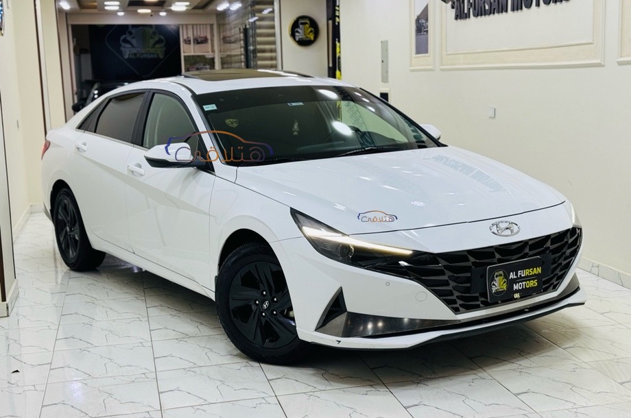 Elantra CN7 Hyundai 2021 6 October White 6986243 - Car for sale : Hatla2ee
