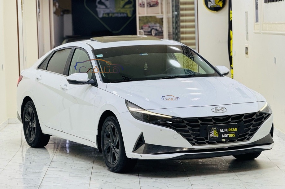 Elantra CN7 Hyundai 2021 6 October White 6986243 - Car for sale : Hatla2ee