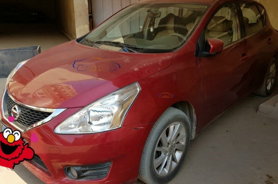 Tiida Nissan 2015 Mokattam Red 6986803 - Car for sale : Hatla2ee