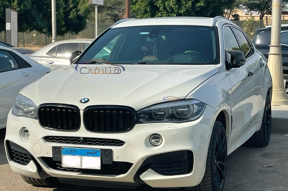 X6 BMW 2017 Tagamo3 - New Cairo White 6989201 - Car for sale : Hatla2ee