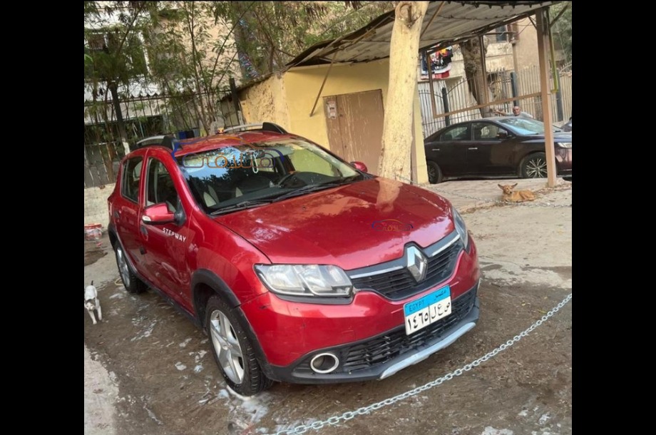 Sandero Step Way Renault 2016 Cairo Red 6994785 - Car for sale : Hatla2ee