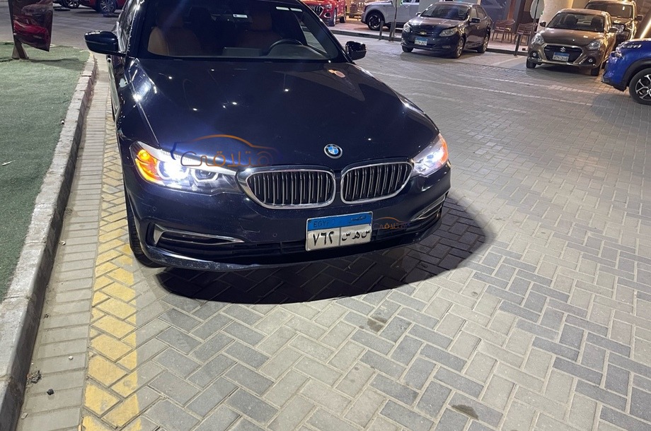 520 BMW 2018 Maadi Blue 6997185 - Car for sale : Hatla2ee