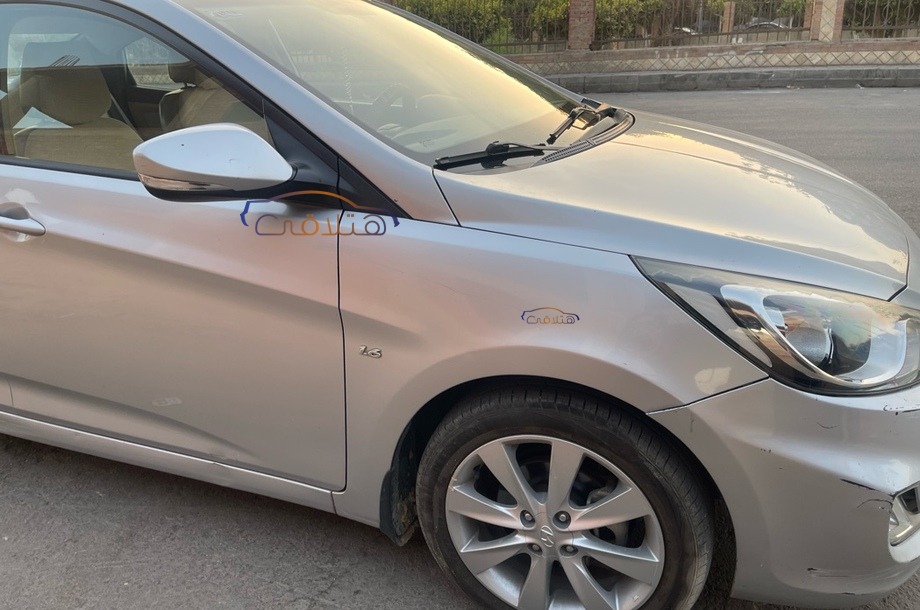 Accent Hyundai 2012 Cairo Silver 7013735 - Car for sale : Hatla2ee