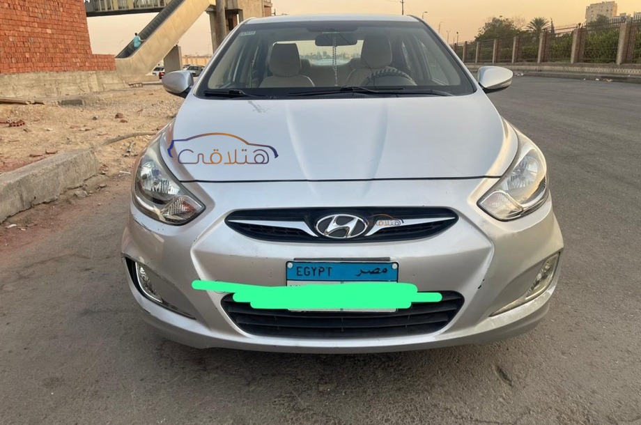 Accent Hyundai 2012 Cairo Silver 7013735 - Car for sale : Hatla2ee