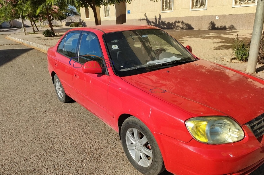 Verna Hyundai 2007 Kafr Shukr Red 7018129 - Car for sale : Hatla2ee