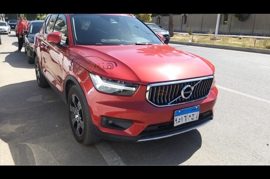 XC 40 Volvo 2021 Maadi Red 7023275 - Car for sale : Hatla2ee