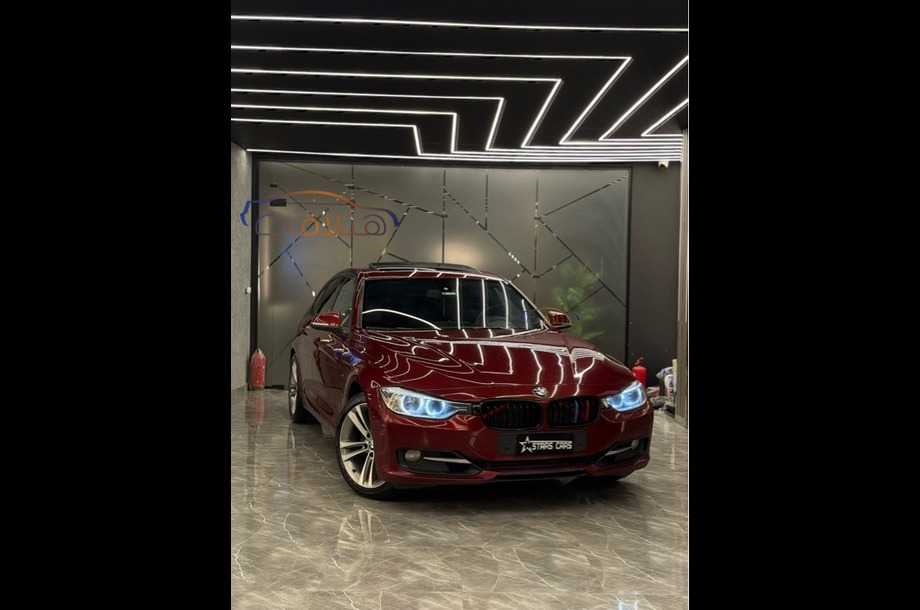 320 BMW 2014 Suez Dark red 7031359 - Car for sale : Hatla2ee