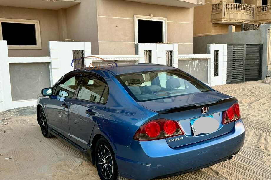 Civic Honda 2007 10th of Ramadan Blue 7042652 - Car for sale : Hatla2ee