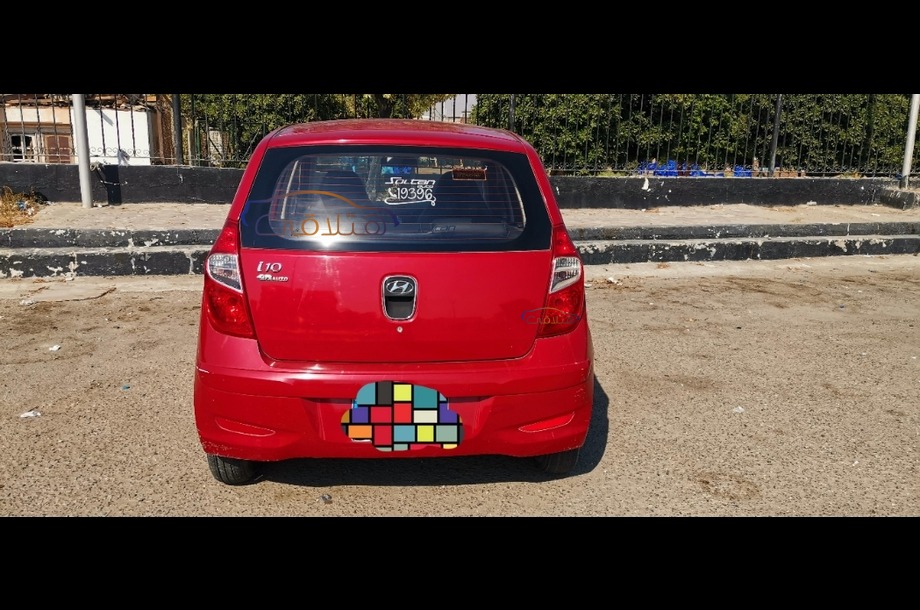 I10 Hyundai 2017 Ismailia Red 7056598 - Car for sale : Hatla2ee