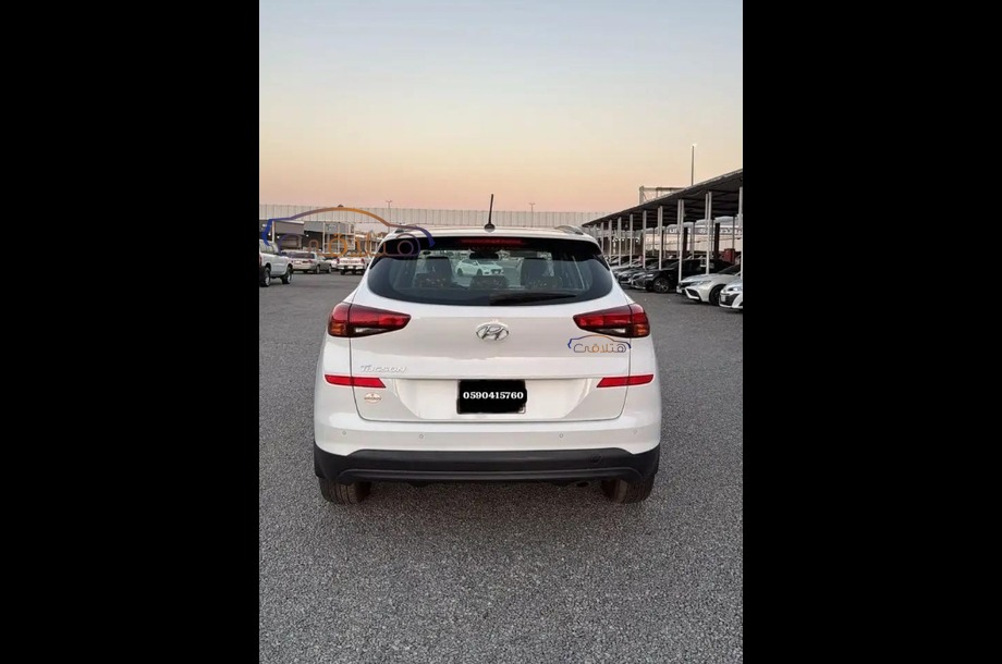 Tucson Hyundai 2019 Riyadh White 7058467 - Car for sale : Hatla2ee