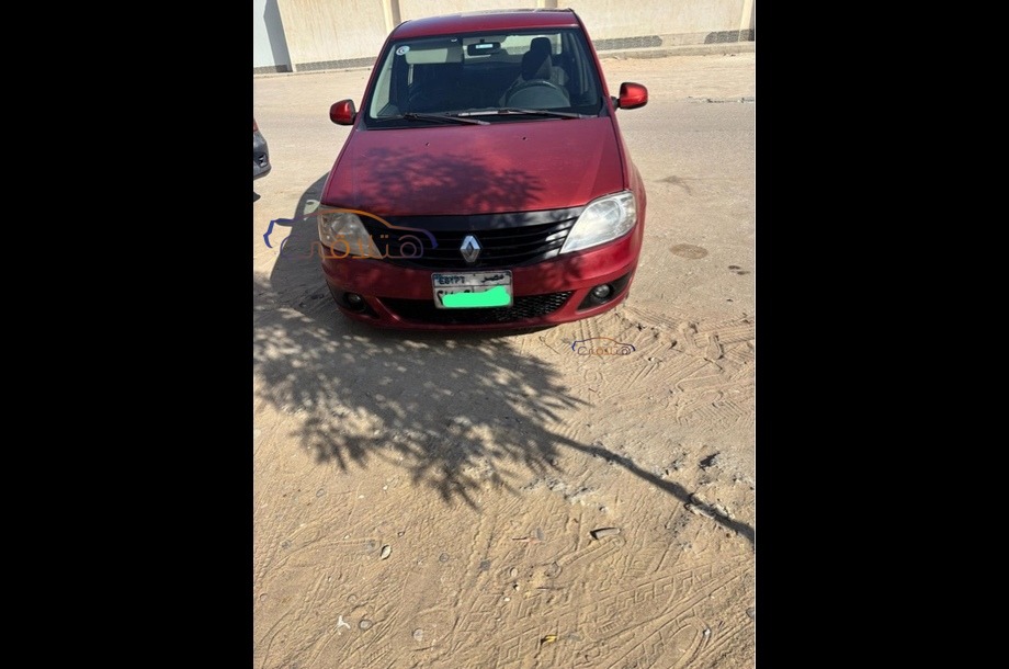 Logan Renault 2011 6 October Red 7061931 - Car for sale : Hatla2ee