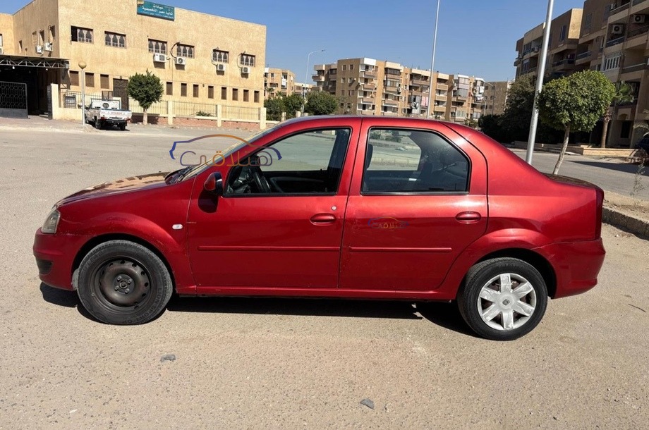 Logan Renault 2011 6 October Red 7061931 - Car for sale : Hatla2ee