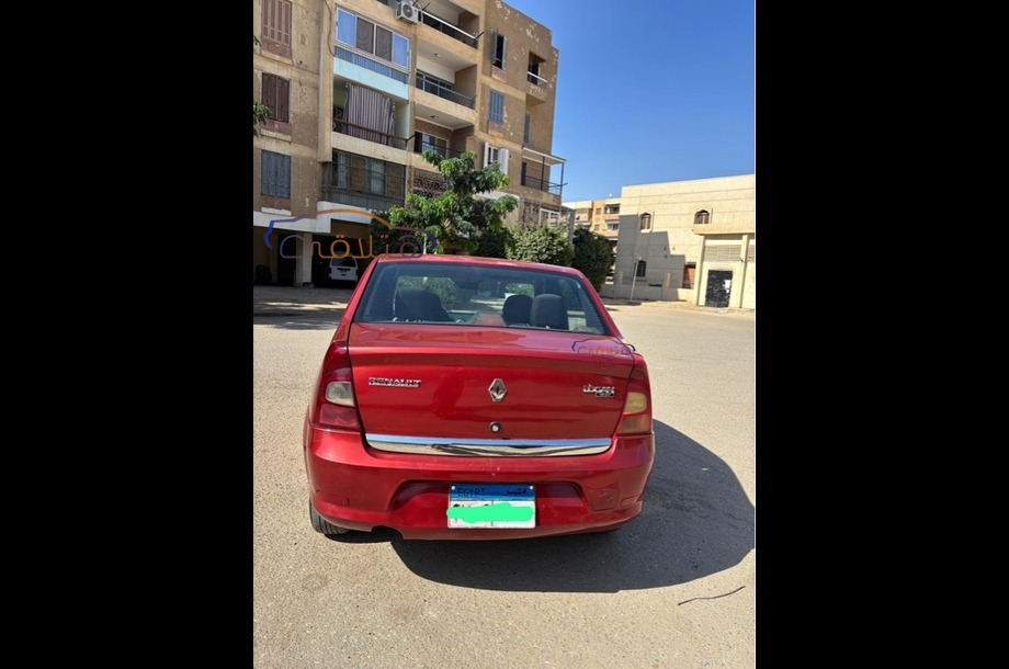 Logan Renault 2011 6 October Red 7061931 - Car for sale : Hatla2ee