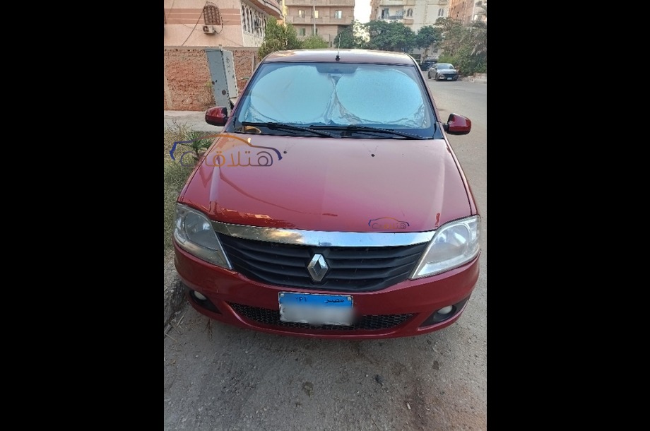 Logan Renault 2013 6 October Red 7067478 - Car for sale : Hatla2ee