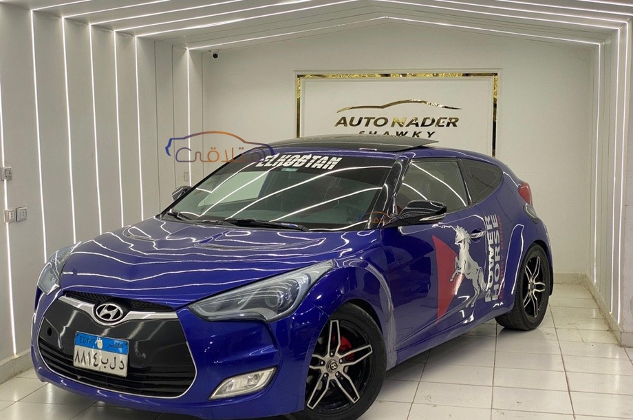 Veloster Hyundai 2012 6 October Blue 7067808 - Car for sale : Hatla2ee